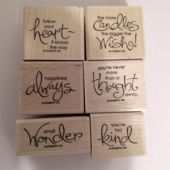 Stampin' Up! | Office | Stampin Up Whimsical Words Set 6 | Poshmark